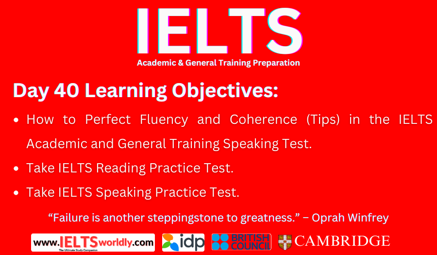 Day 40 IELTS Academic & General Lessons Practice Test - IELTS Worldly